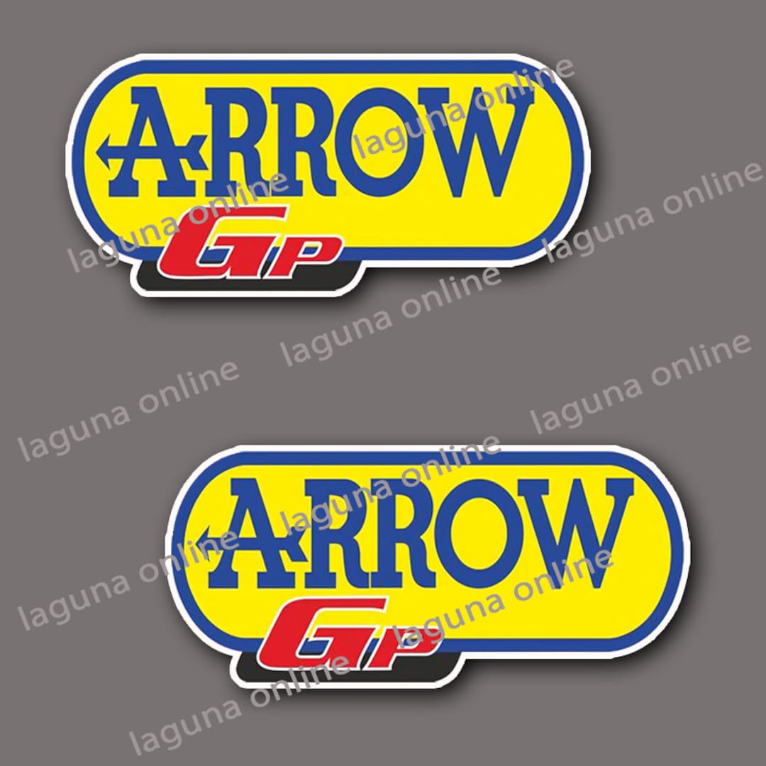 Arrow Gp Logo Gloss Weatherproof Decal Sticker - Etsy