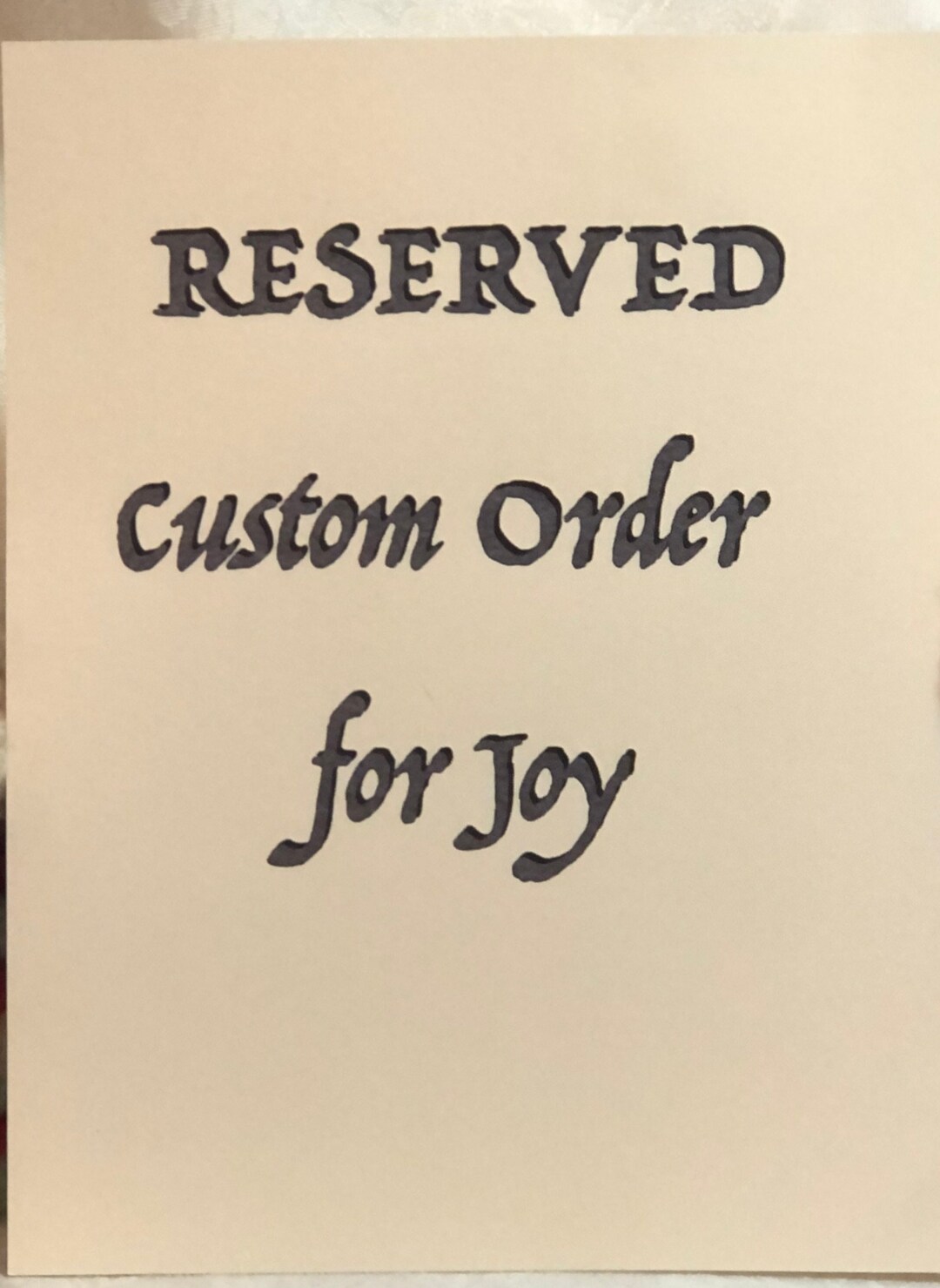 RESERVED for JOY: First Payment Alice in Wonderland Flower, Hand Dyed ...