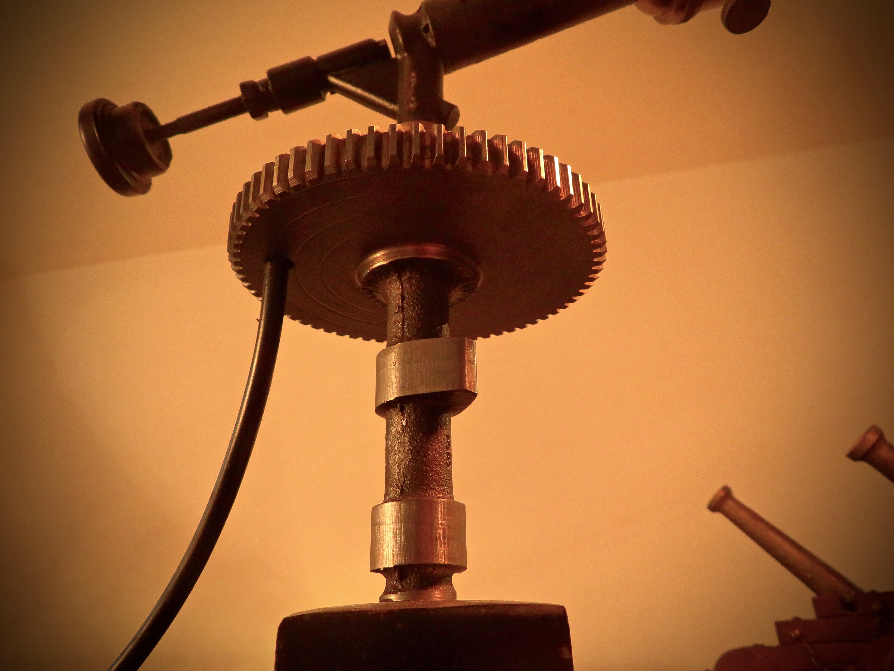 Machine Gun Lamp - Industrial Table Lamp Built From an Ancien Petroleum ...