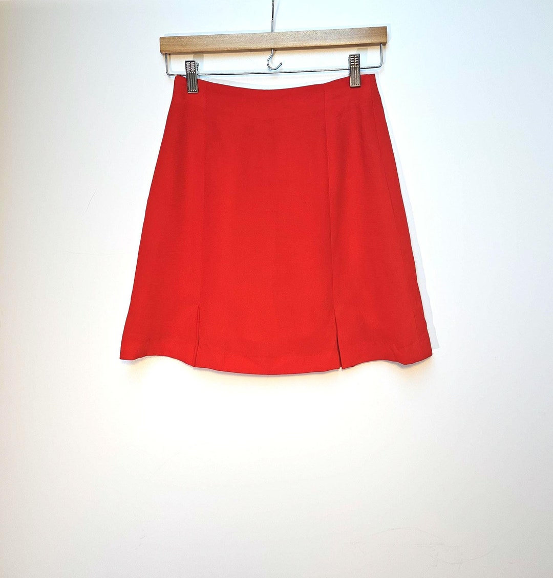 Vintage Bright RED Mini SKORT - Etsy