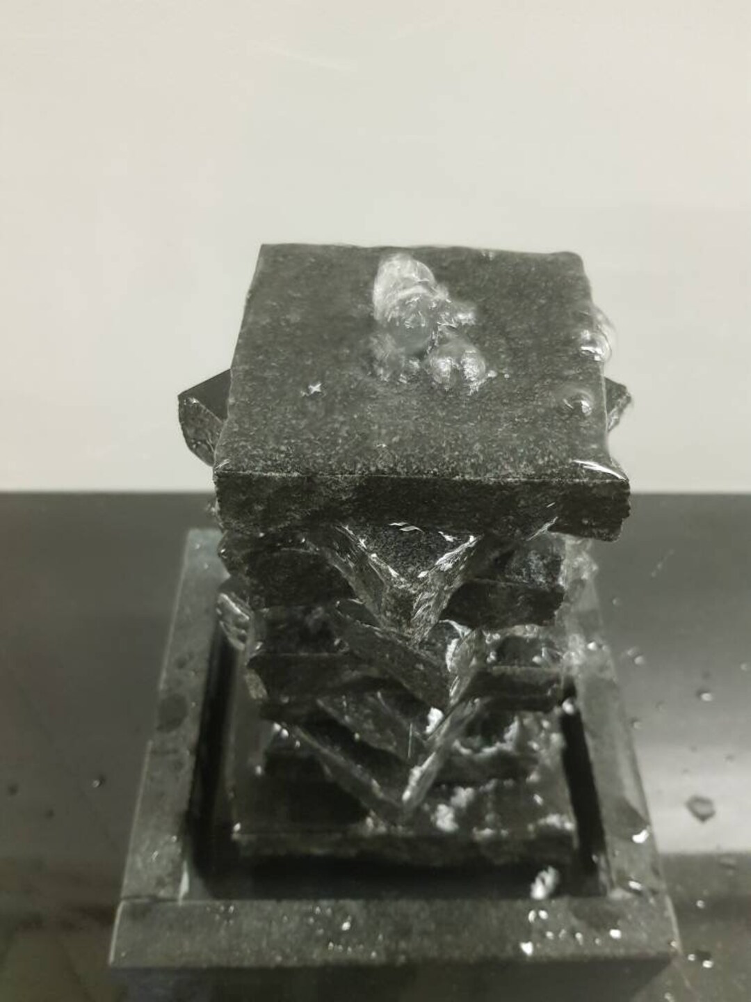 Black Granite Split-face Edge Water Feature - Etsy