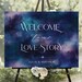 Cosmic Welcome Sign, Zodiac Astronomy Sign, Galactic Welcome, Space ...