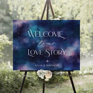Cosmic Welcome Sign, Zodiac Astronomy Sign, Galactic Welcome, Space ...