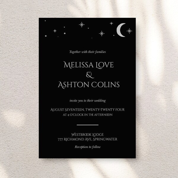 Moon and Stars Wedding - Etsy