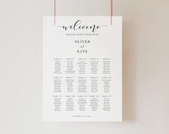 Wedding Easel Seating Chart - Etsy