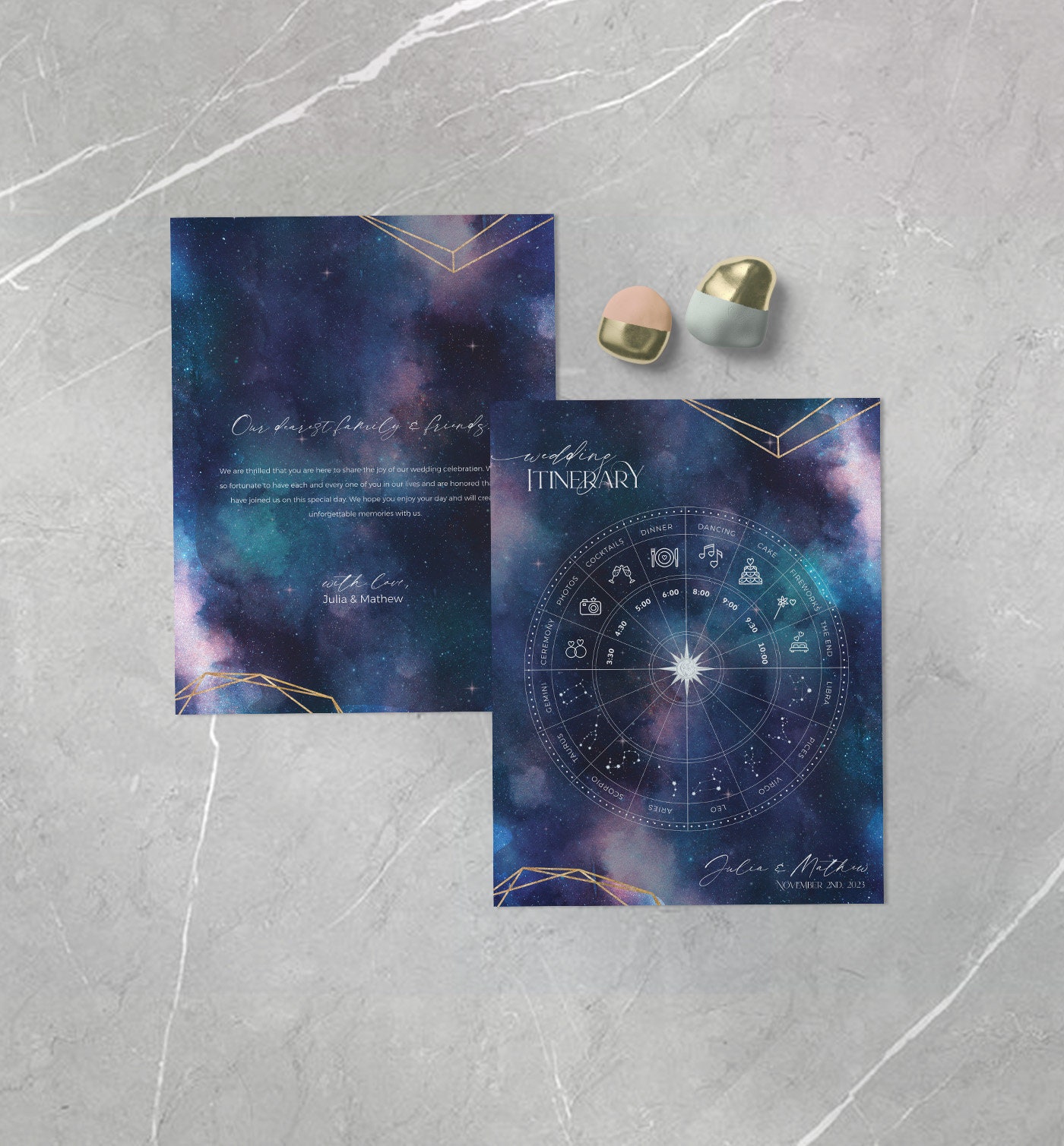 Cosmic Wedding Bundle, Galactic Wedding Décor, Space Wedding Theme ...