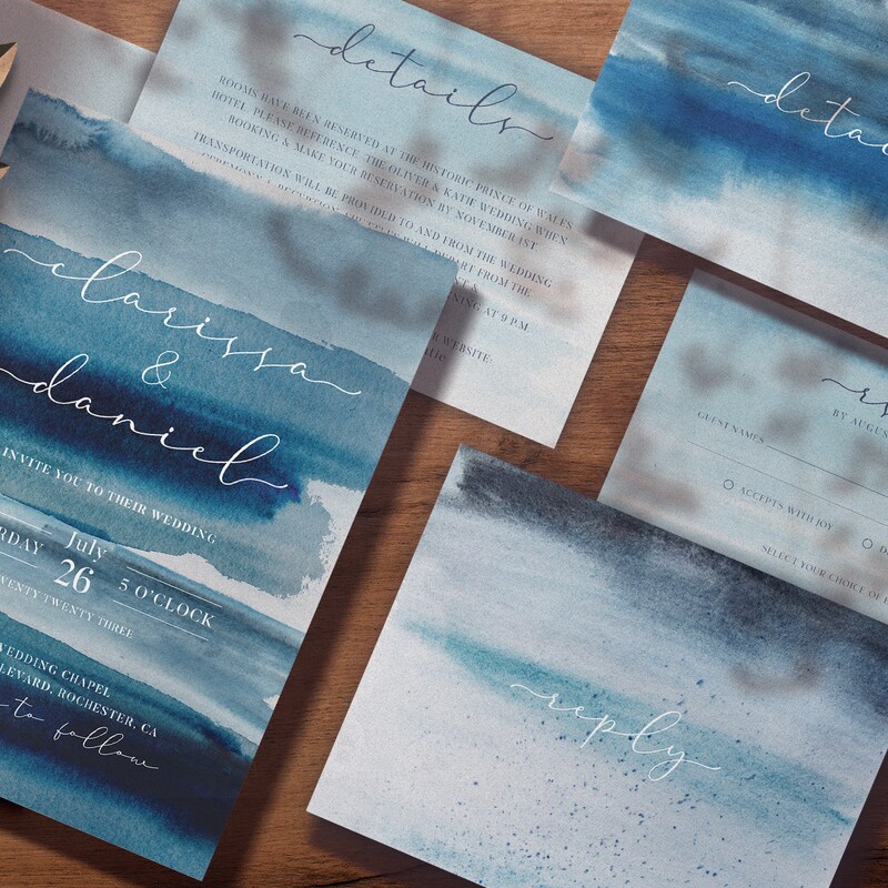 Ocean Invitation - Etsy