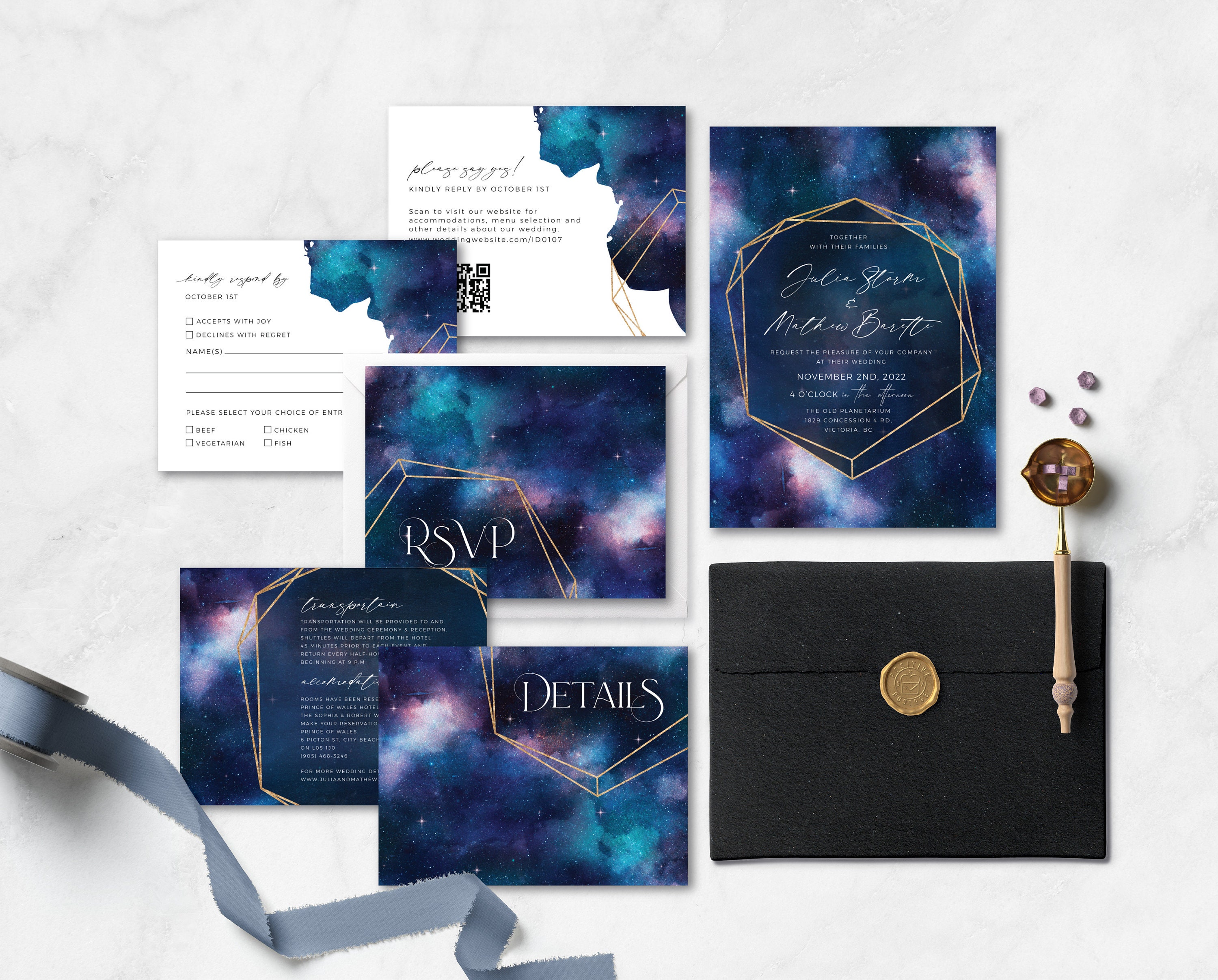 Cosmic Wedding Suite, to Infinity and Beyond, Starry Night, Galactic ...