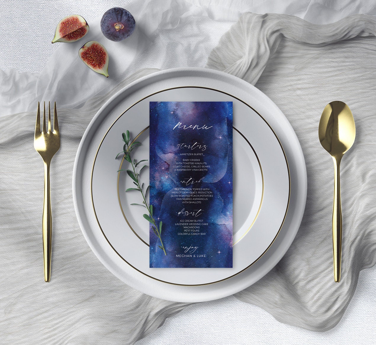 Cosmic Menu Galaxy Theme Dinner Menu Celestial Menu Starry - Etsy