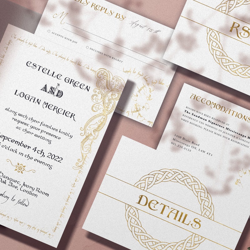 Viking Wedding Invitations - Etsy