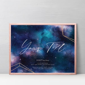 Cosmic Wedding Bundle, Galactic Wedding Décor, Space Wedding Theme ...