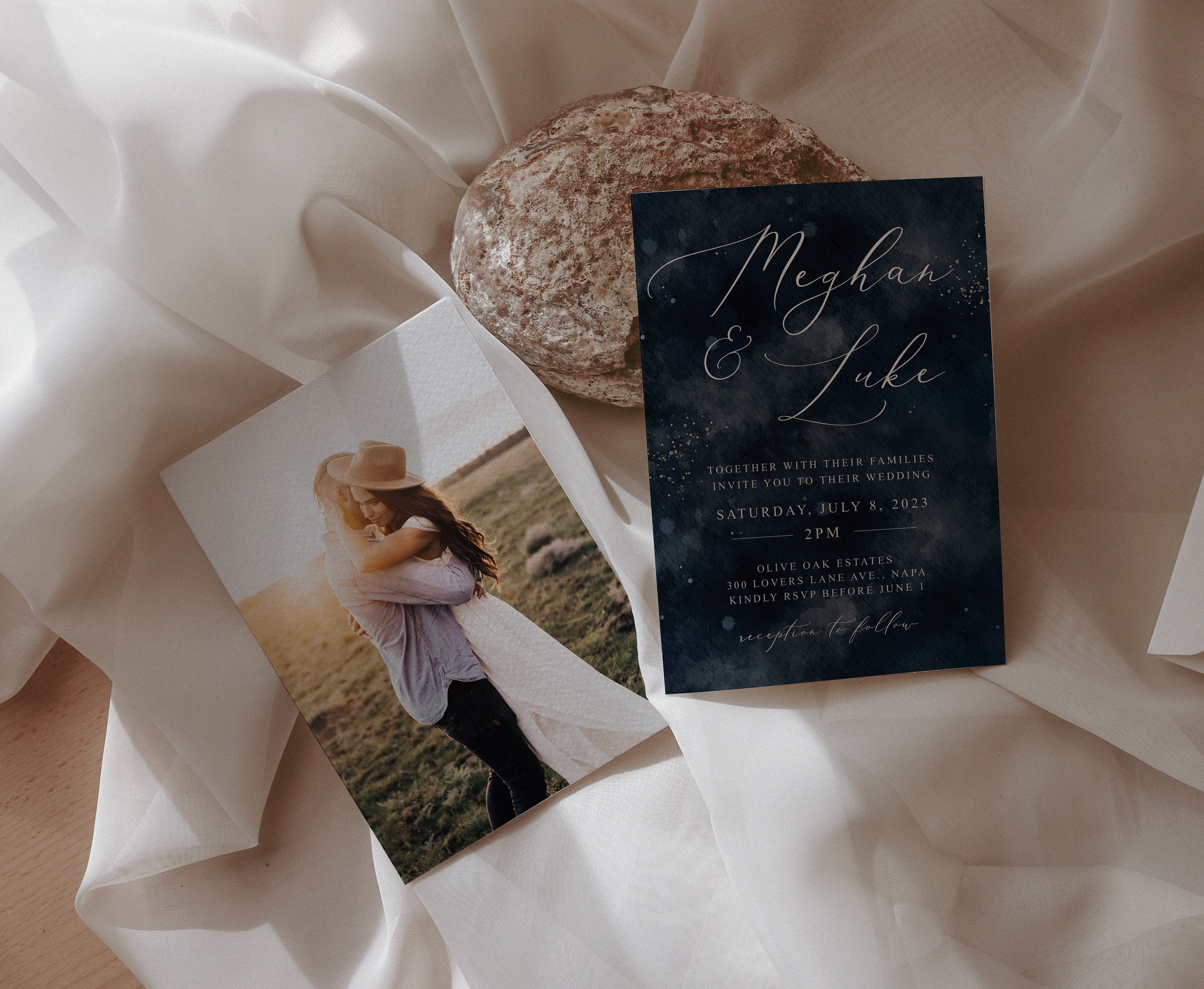 Celestial Zodiac Wedding Invitation Astrology Constellations - Etsy