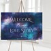 Cosmic Welcome Sign Zodiac Astronomy Sign Galactic Welcome - Etsy