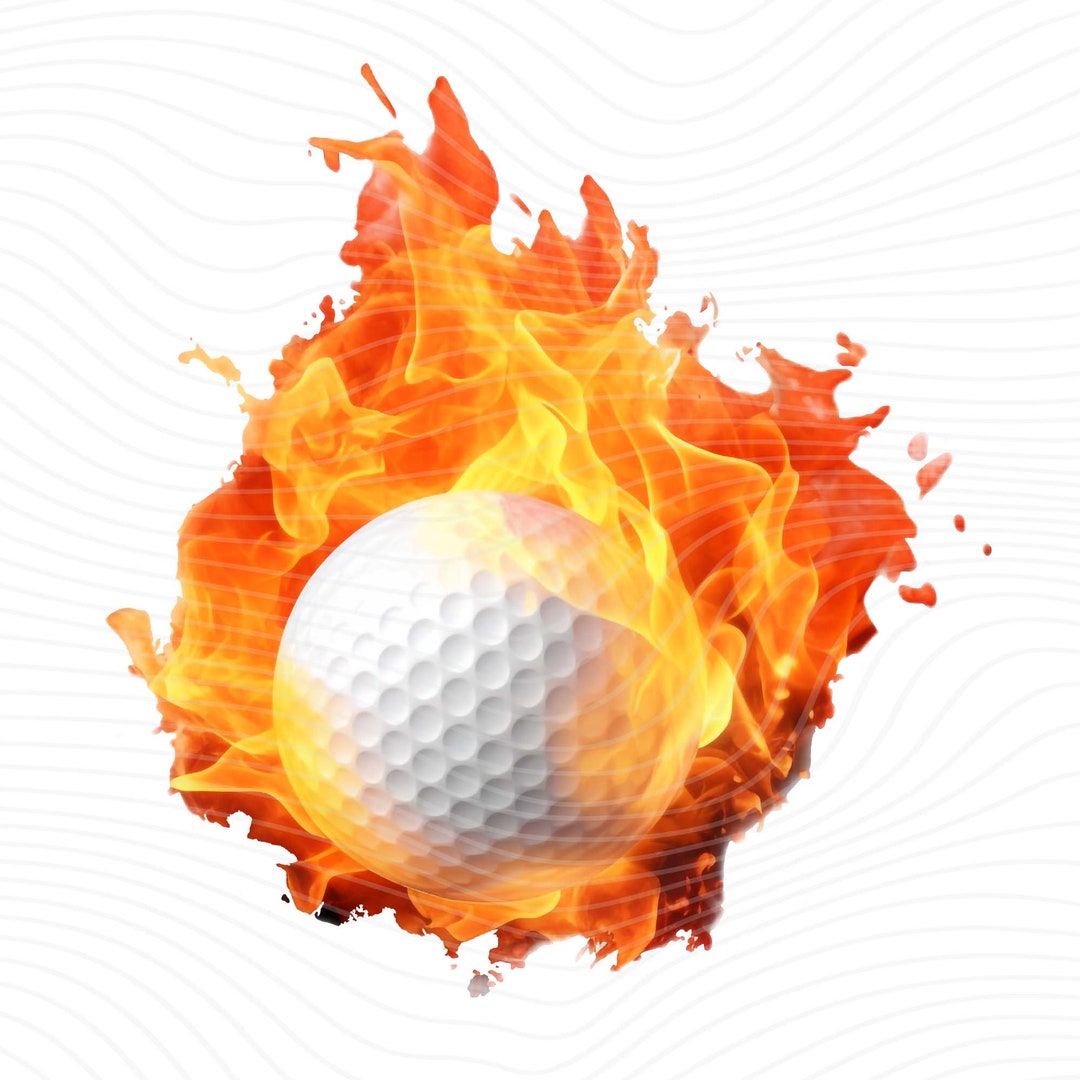 Golf Ball on Fire PNG, Golf Ball Clipart, Golf Ball PNG, Flaming Golf ...