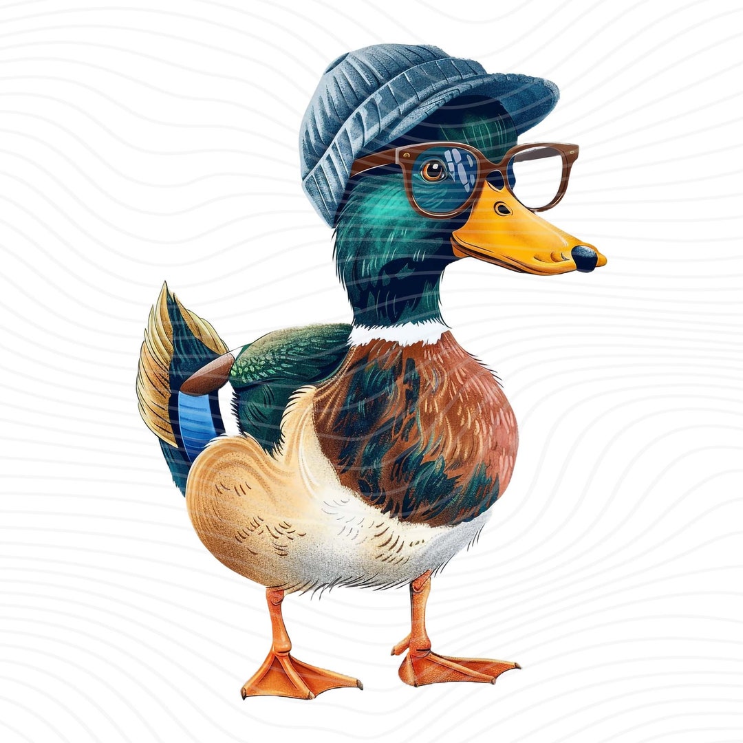 Funny Mallard Duck PNG, Wild Duck PNG, Duck Sublimation Design ...