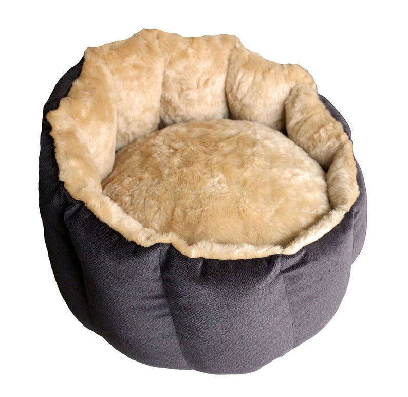 Cat Bed-faux Fur Cat Bed cat Pouf-sofa Honey-small Dog Bed | Etsy