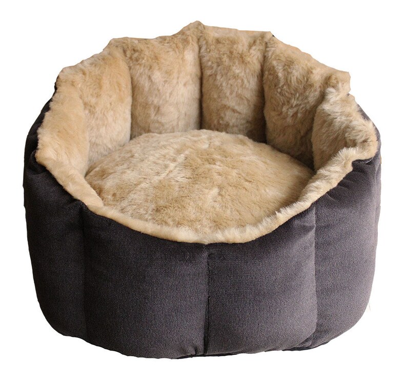 Cat Bed-faux Fur Cat Bed cat Pouf-sofa Honey-small Dog Bed | Etsy