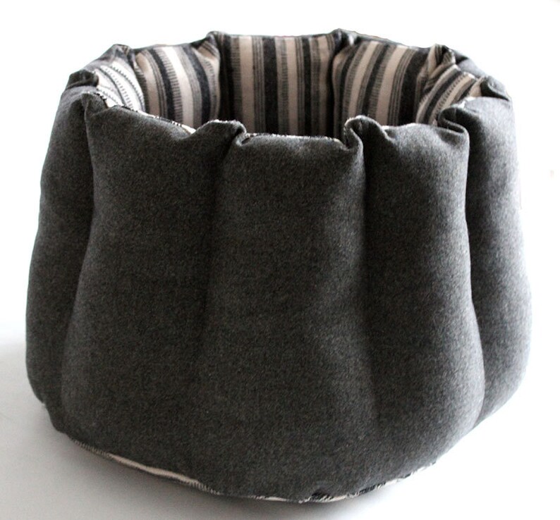 Wool Cat Bed Cat Pouf Modern Cat Furniture Pet Bed Luxury - Etsy