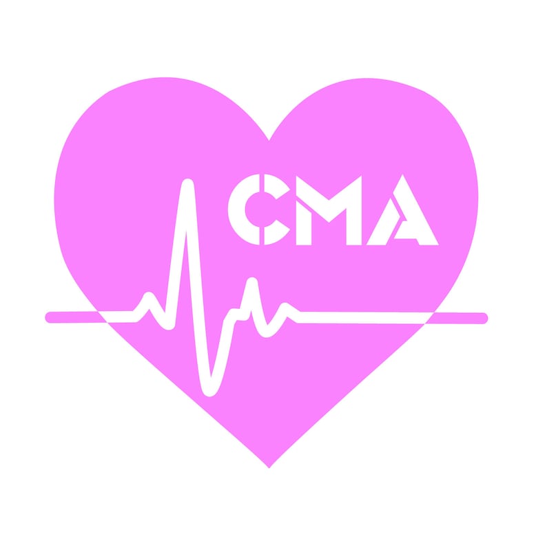 C.M.A. (certified Medical Assistant) Vinyl Graphic Sticker Decal - Etsy