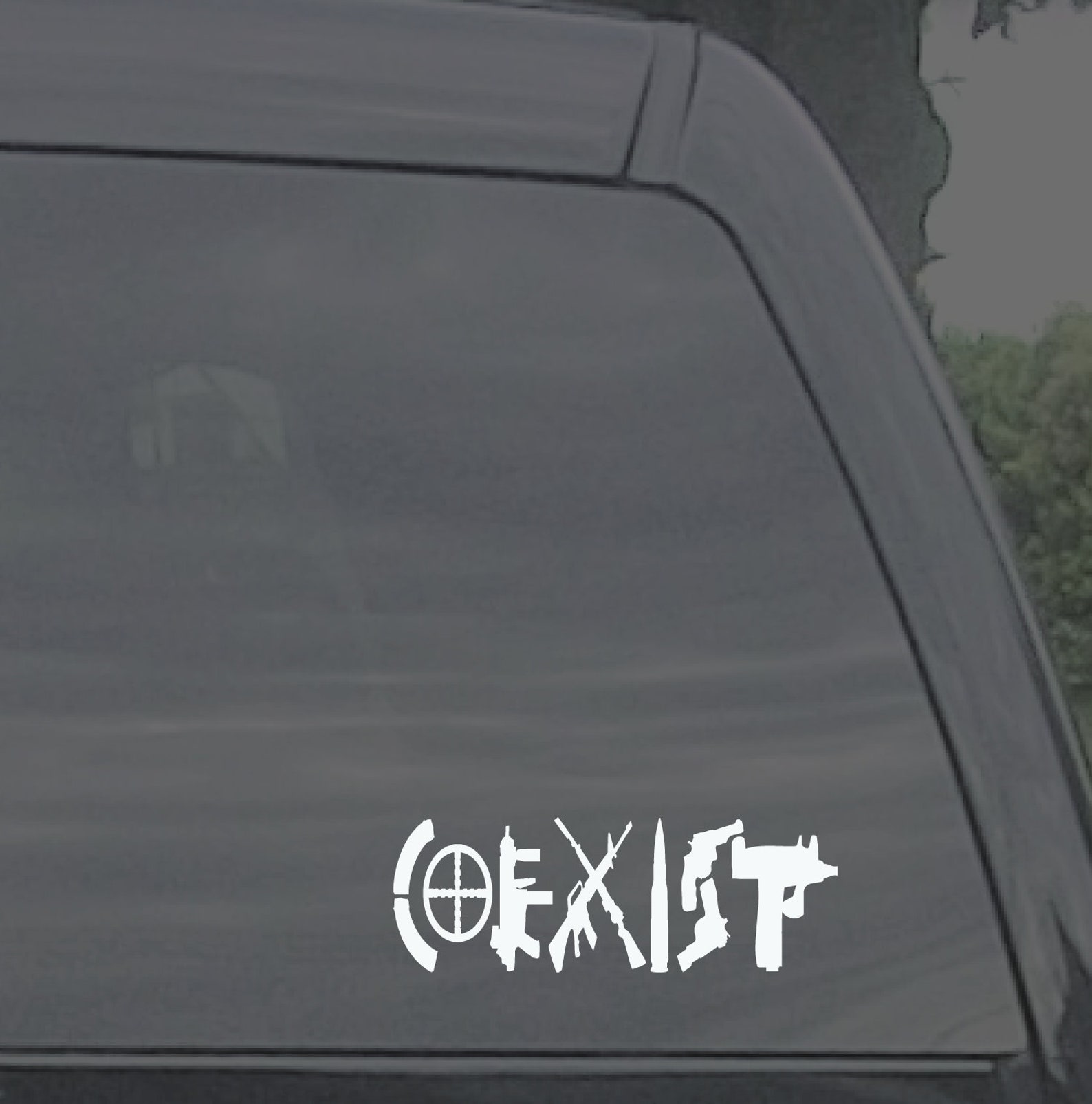 GUNS COEXIST Vinyl Graphic Sticker Decal - Etsy