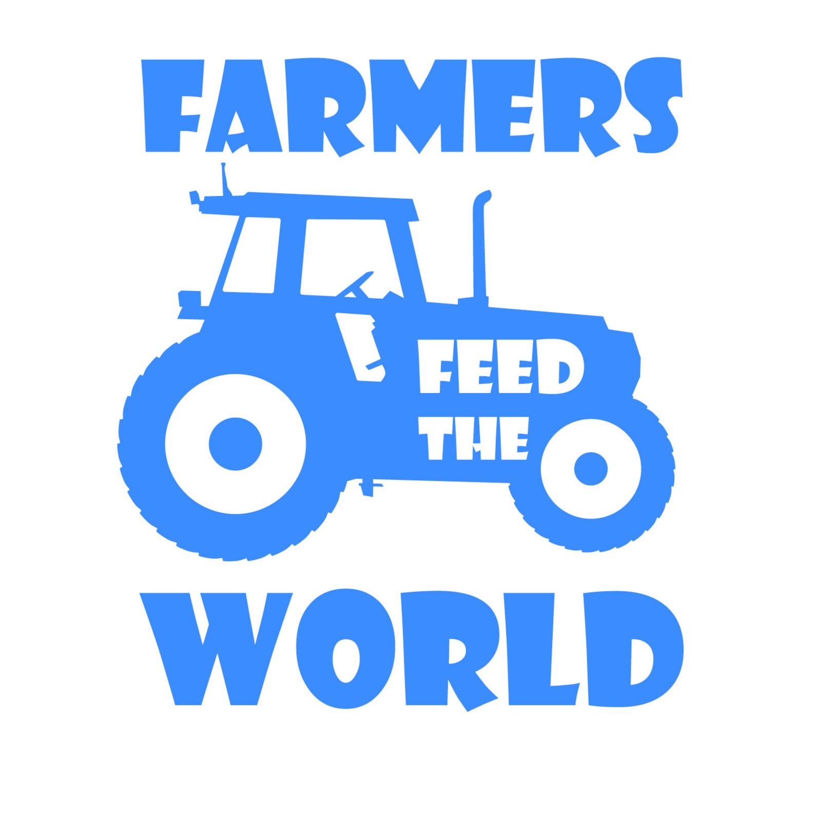 Farmers Feed the World Vinyl Graphic Sticker Decal - Etsy