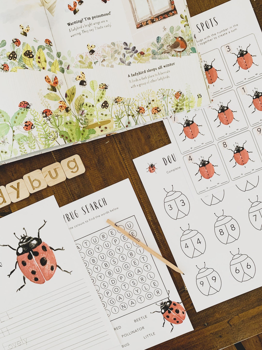 Ladybug Mini Unit Study | Educational Printables | Ladybugs ...