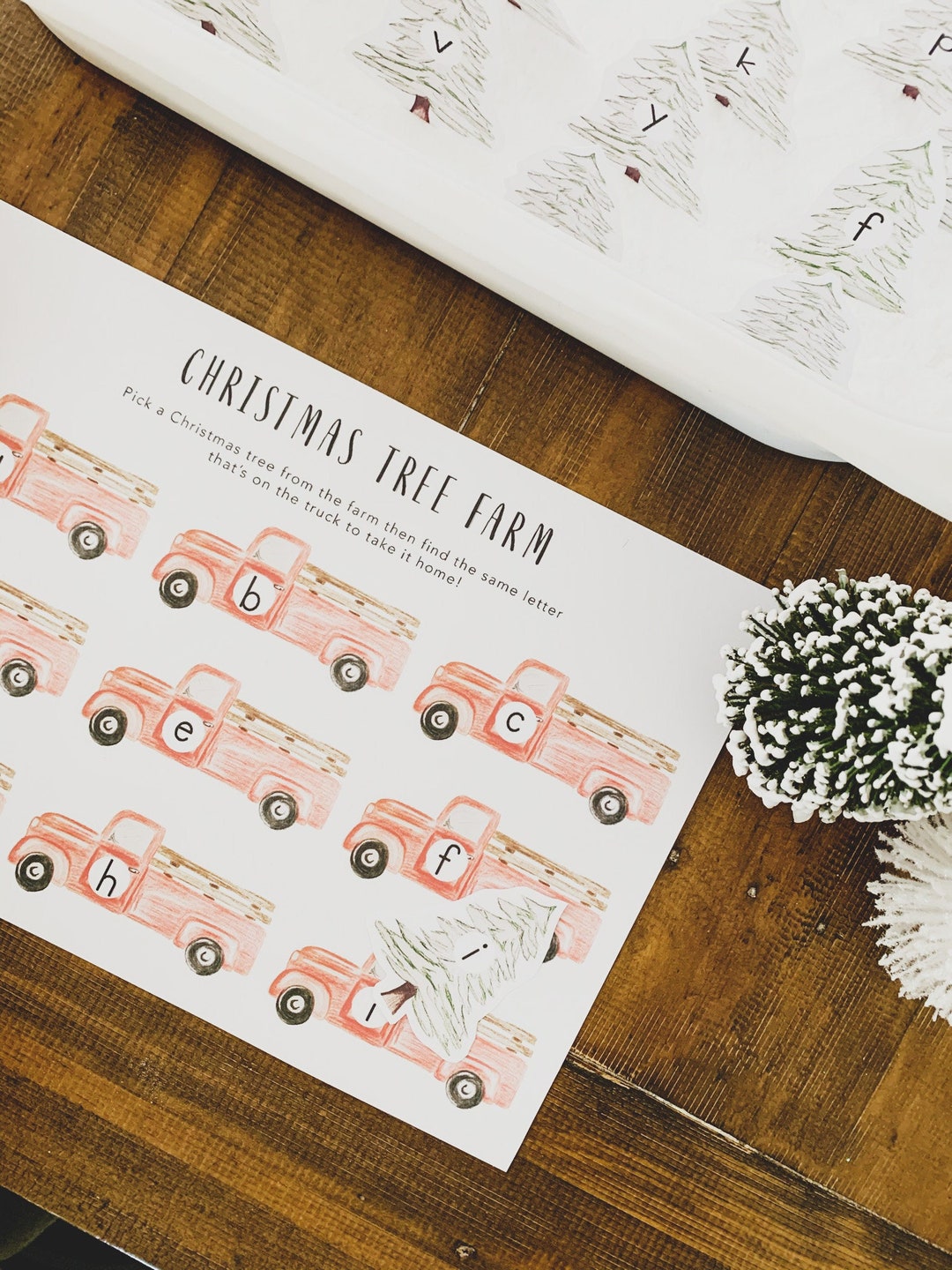 Christmas Tree Farm Activity | Homeschool Printables | Homeschool ...