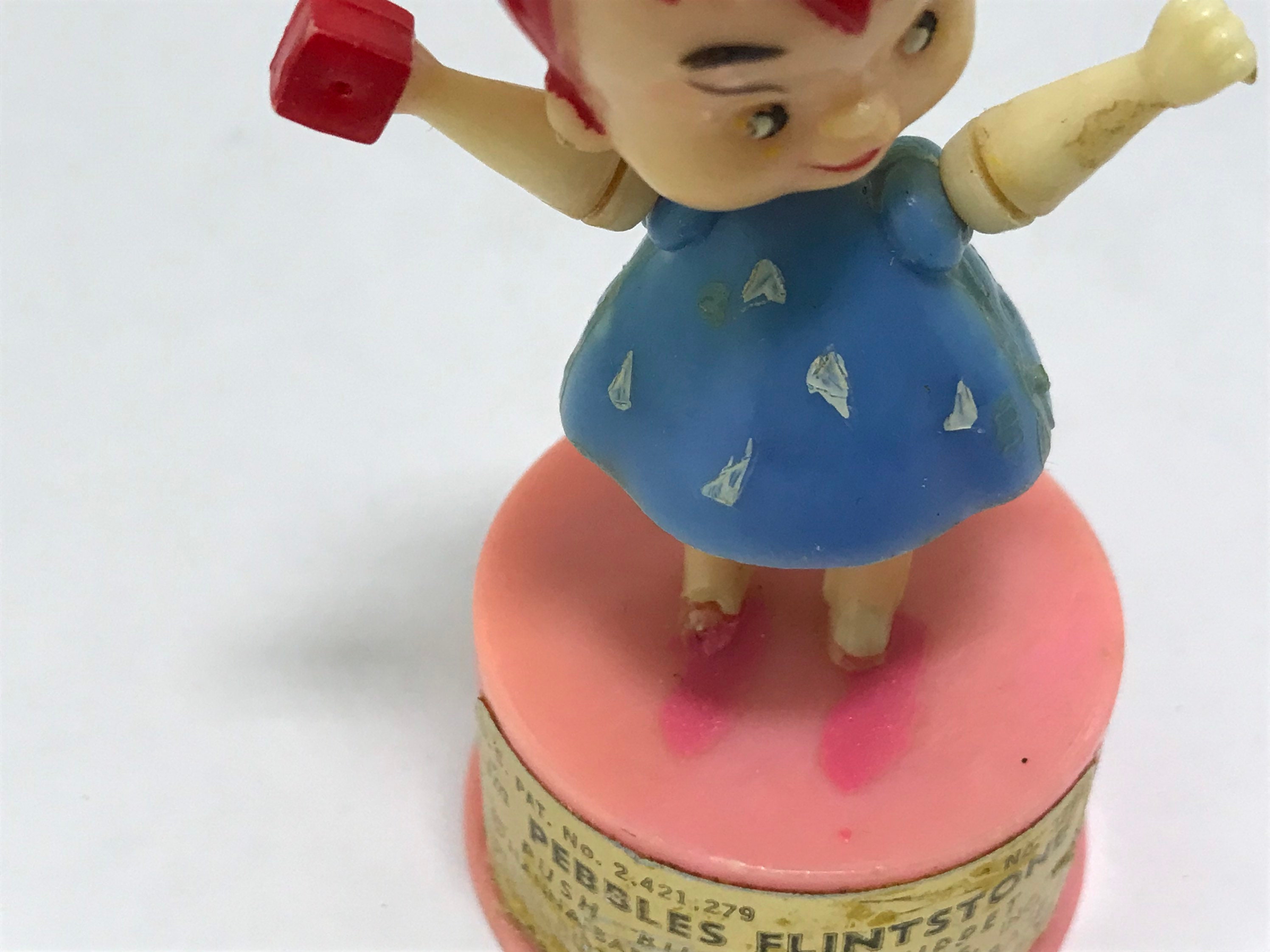 Pebbles Flintstone Push Button Puppet / Hanna Barbara Productions ...