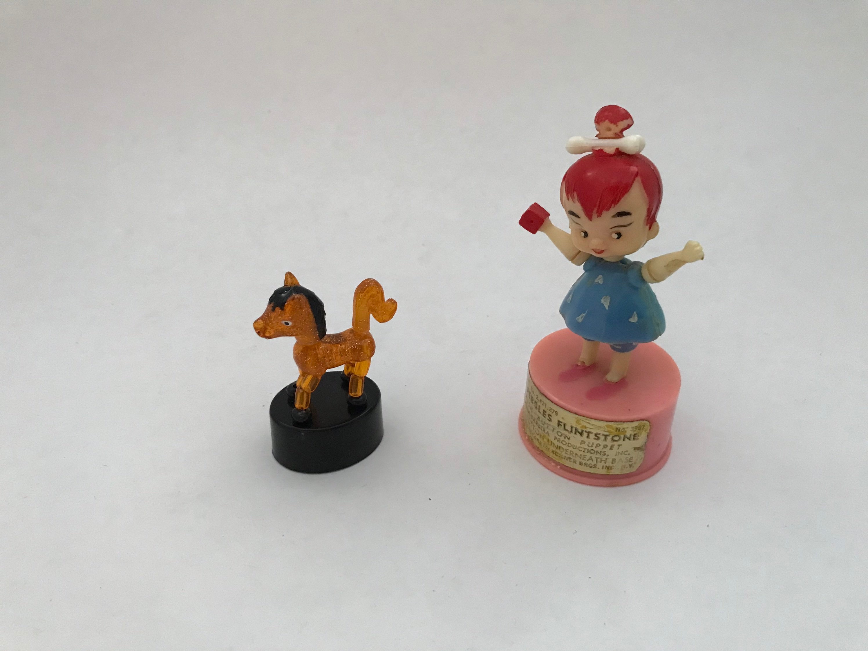 Pebbles Flintstone Push Button Puppet / Hanna Barbara Productions ...