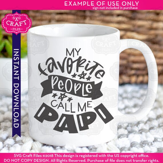 Fathers Day Svg Papi Svg Grandfather Svg Papi Gift My | Etsy