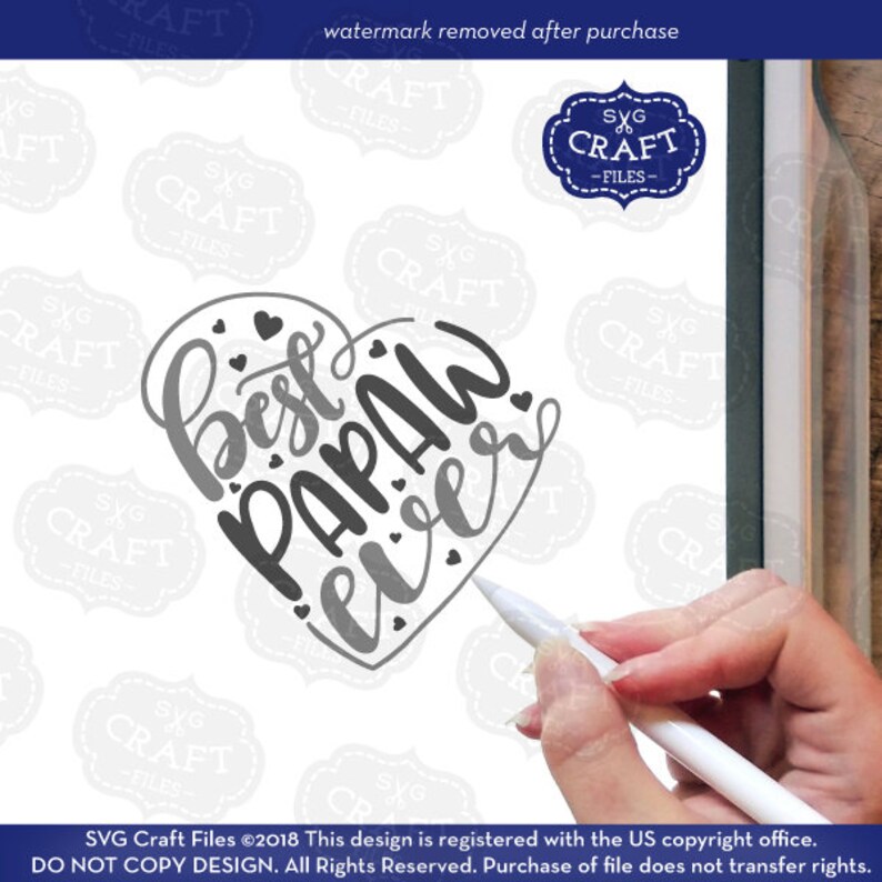 Dad Svg Best Papaw Ever Svg Father's Day Svg - Etsy