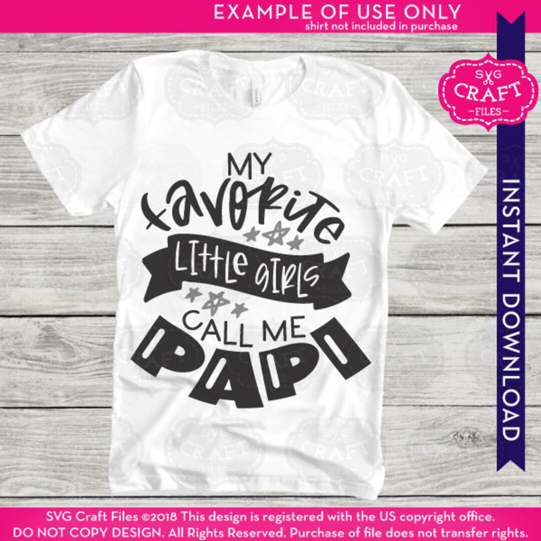 Fathers Day Svg, Papi Svg, Grandfather Svg, Papi Gift, My Favorite ...