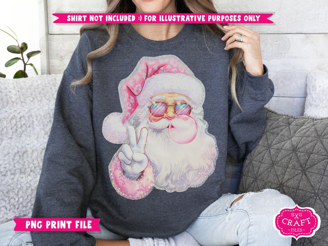 Pink Santa Christmas Png,santa Designs Png,designer Santa Png,santa Png ...