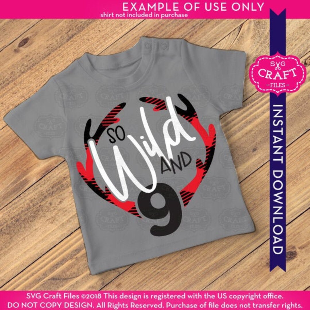 Birthday Cut Files, Kids Birthday Svg, Ninth Birthday Svg, Nine Year ...