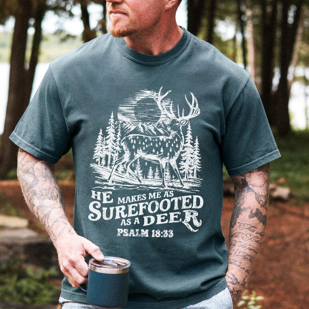 Christian Hunting PNG: Deer Sublimation Design (DTF DTG File) - Etsy