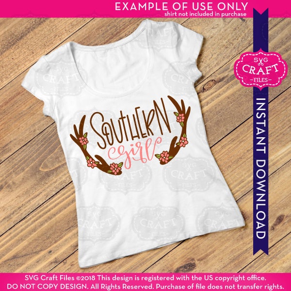 Southern Girl SVG File: Texas Woman, Layered Design (digital Download ...