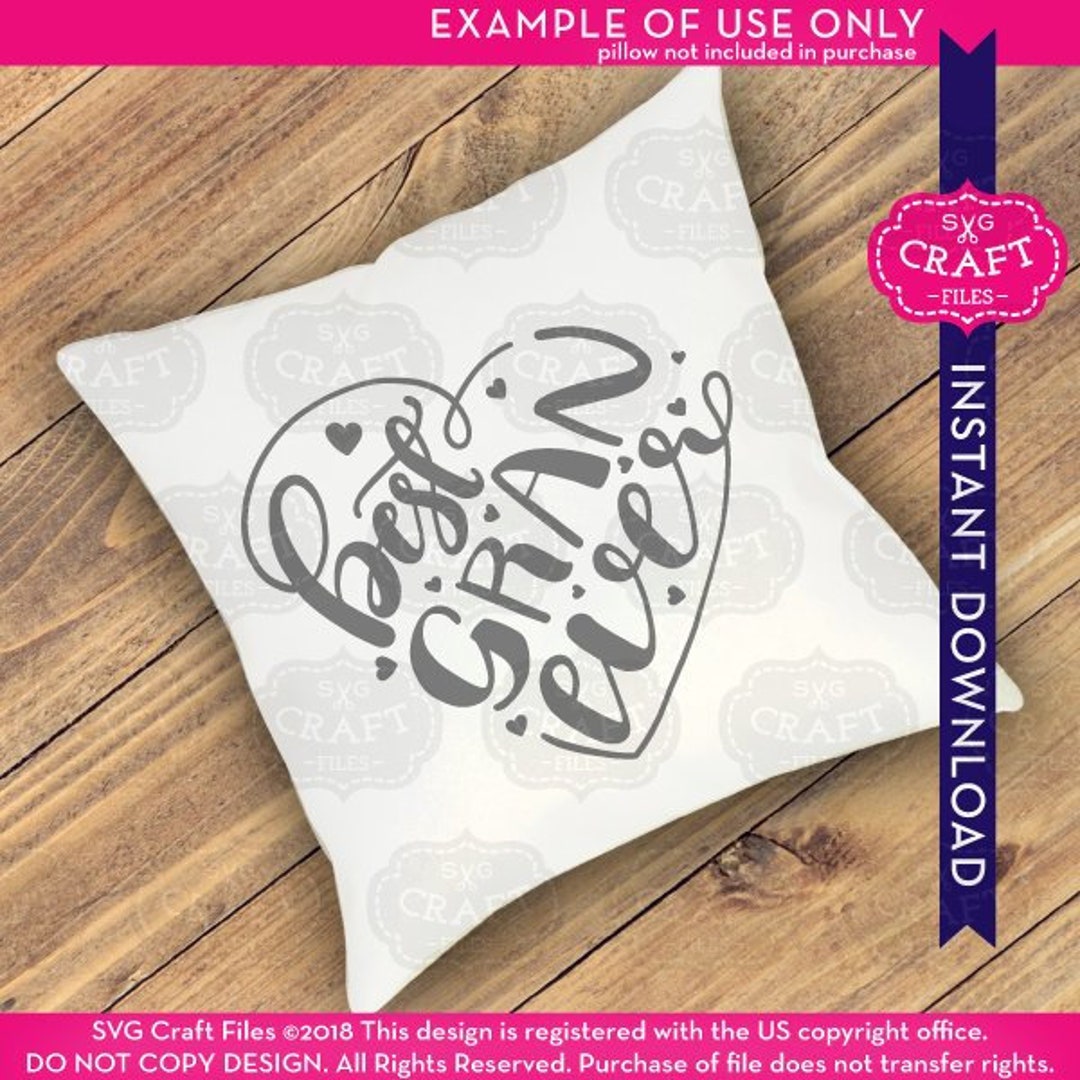 Commercial Svg, Family Svg, Cricut Lettering Svg, Grandma Svg File ...