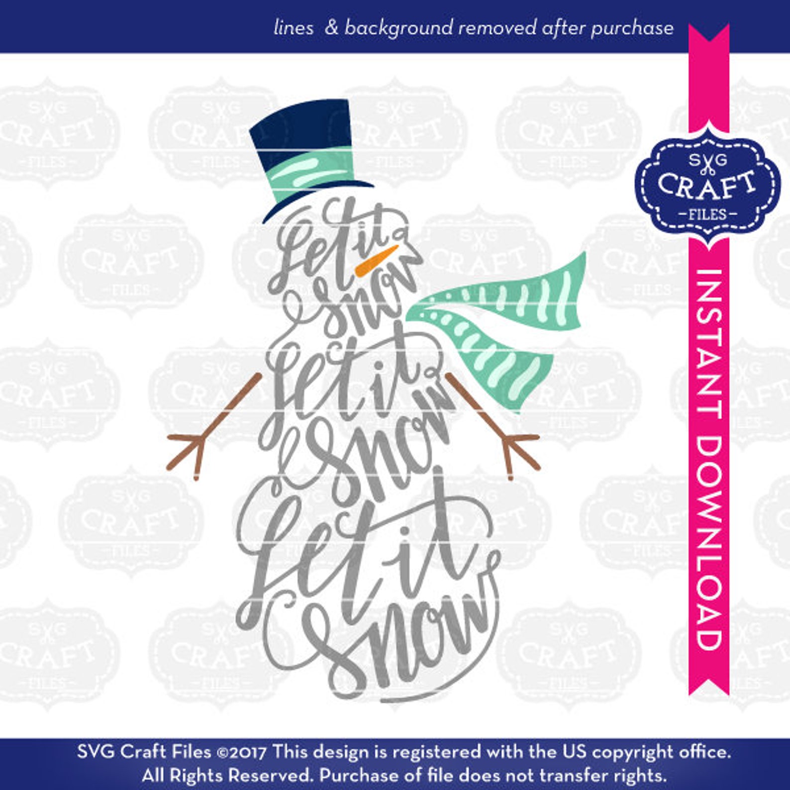 Cut Files Snowman Svg Let It Snow Snowman Svg Let It Snow - Etsy UK