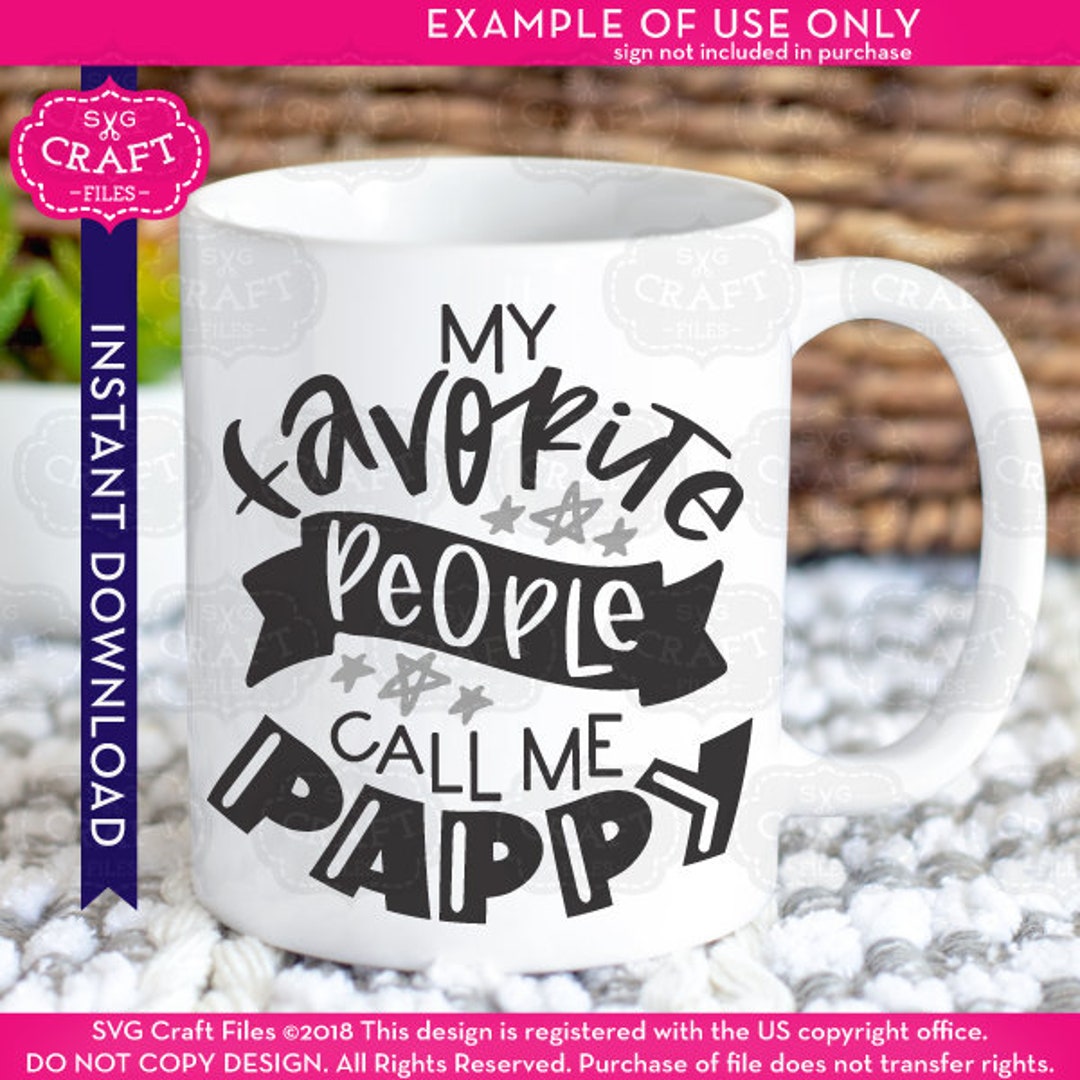 Fathers Day Svg, Pappy Svg, Grandpa Svg, Fathers Day Gift Svg, Grandpa ...