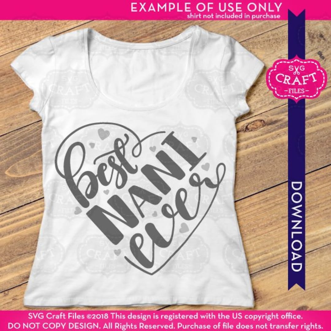 Best Nani Ever Svg, Nani Svg, Mother's Day Svg, Commercial Use Svg ...