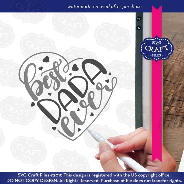 Best Dada Ever Svg Fathers Day Svg Dada Svg Mug Designs for | Etsy