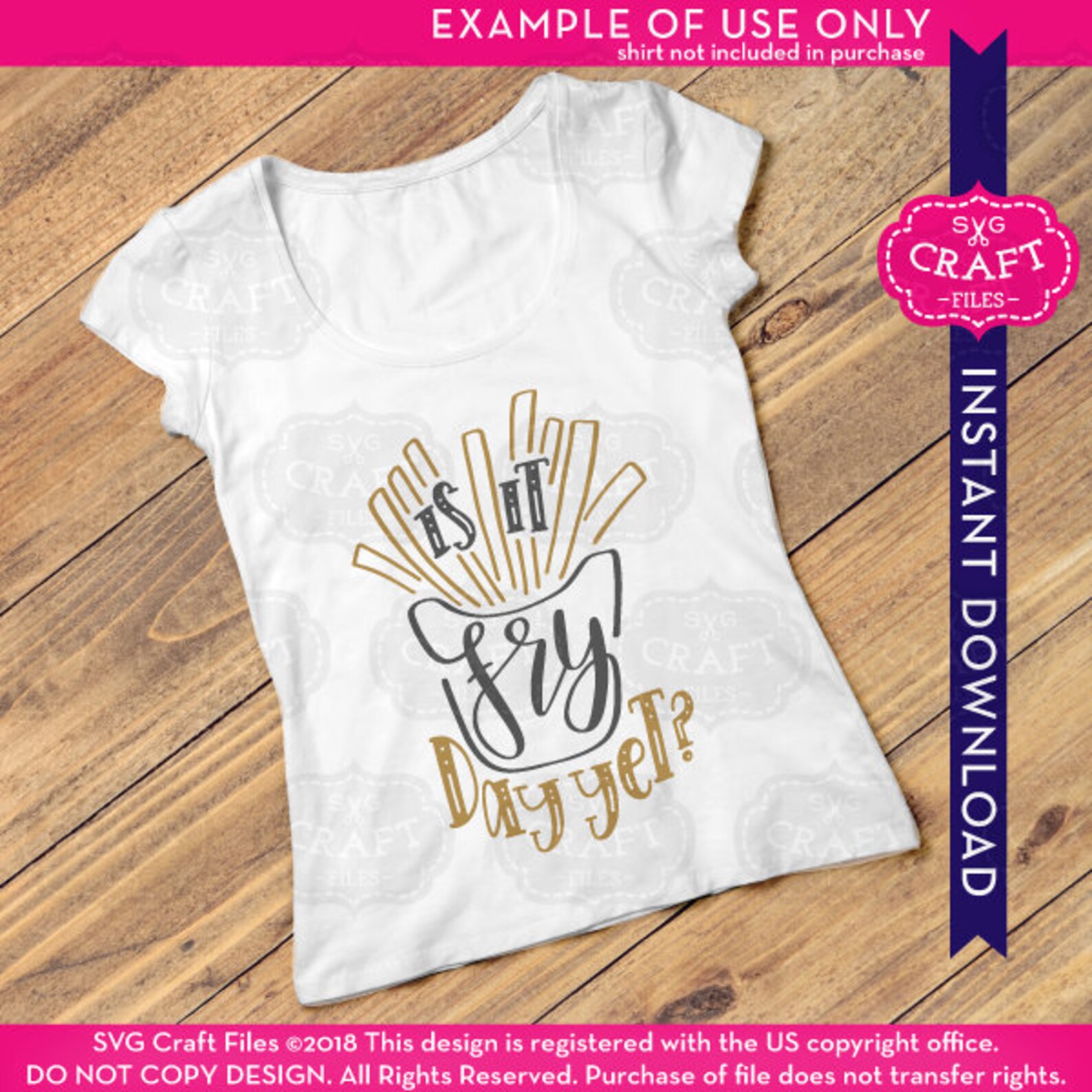 Svg Files Food Svg Fun Svg Friday Svg French Fry Svg - Etsy