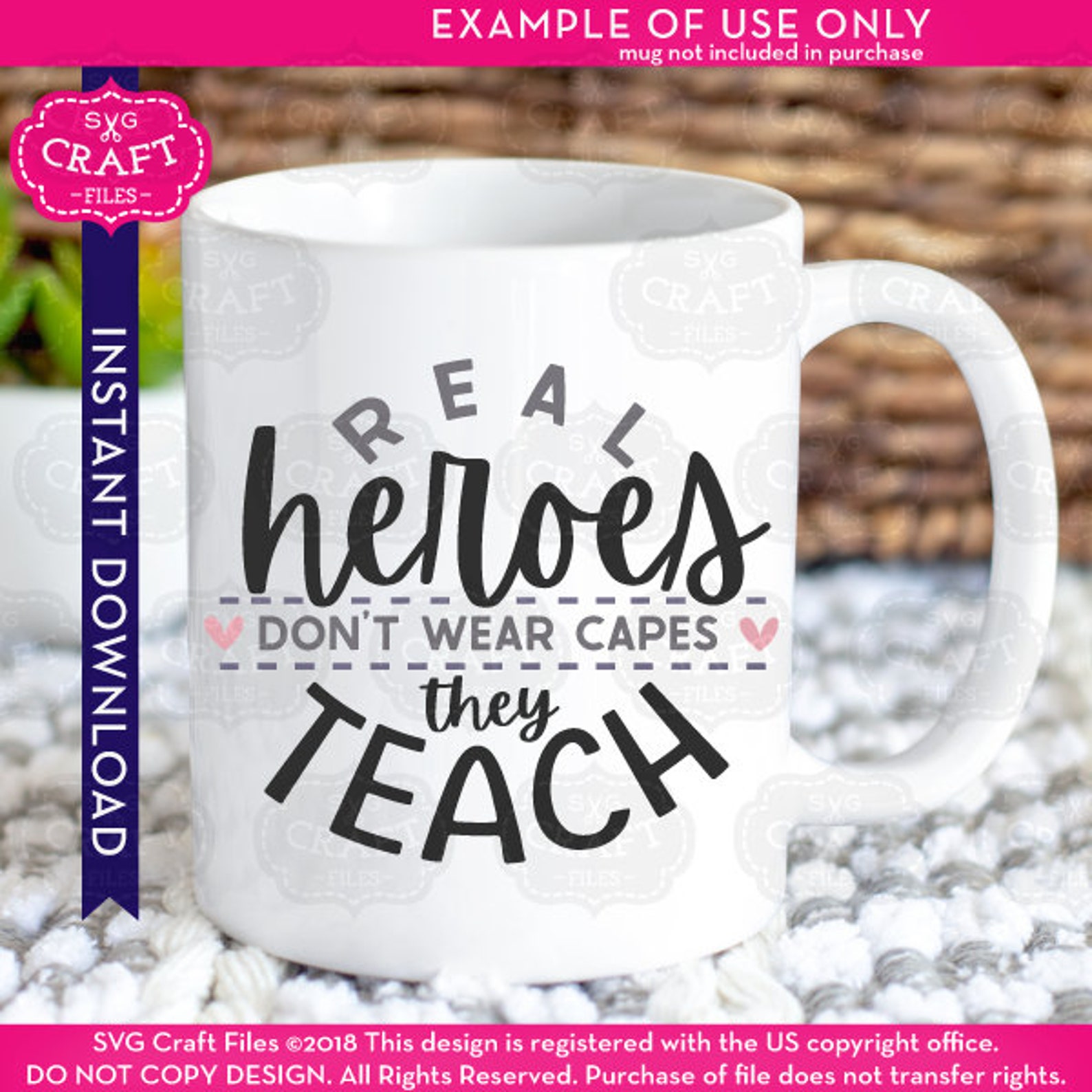 Real Heroes Don't Wear Capes They Teach Svg Teacher Svg | Etsy