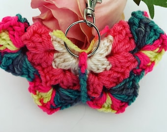 Crochet Butterfly Keychain Pattern - Etsy