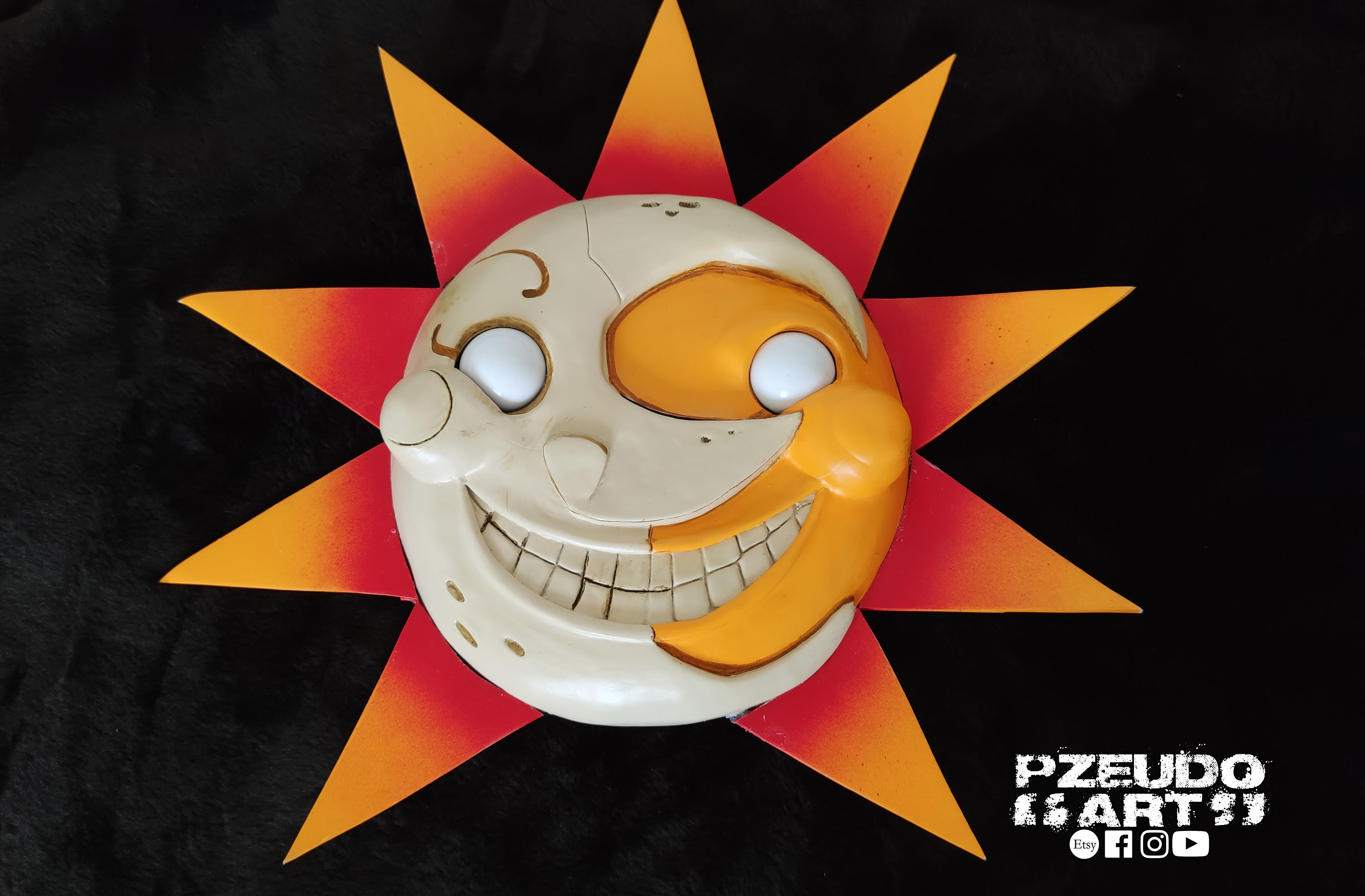 SUNDROP & MOONDROP Mask Five Nights at Freddy's Security - Etsy Finland