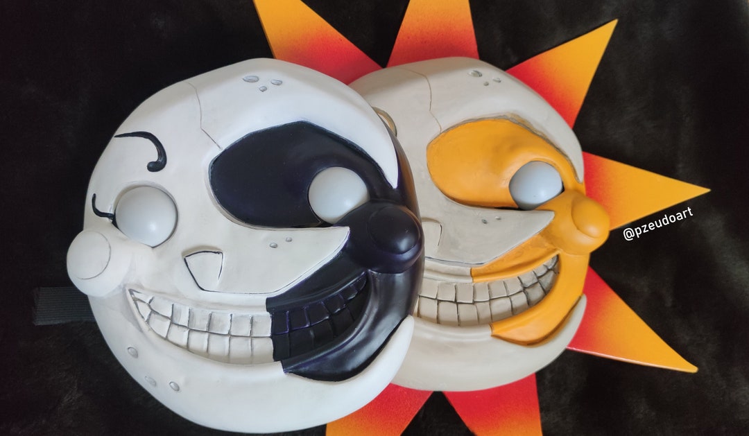 SUNDROP / MOONDROP Wearable Mask Five Nights at Freddy's - Etsy Finland