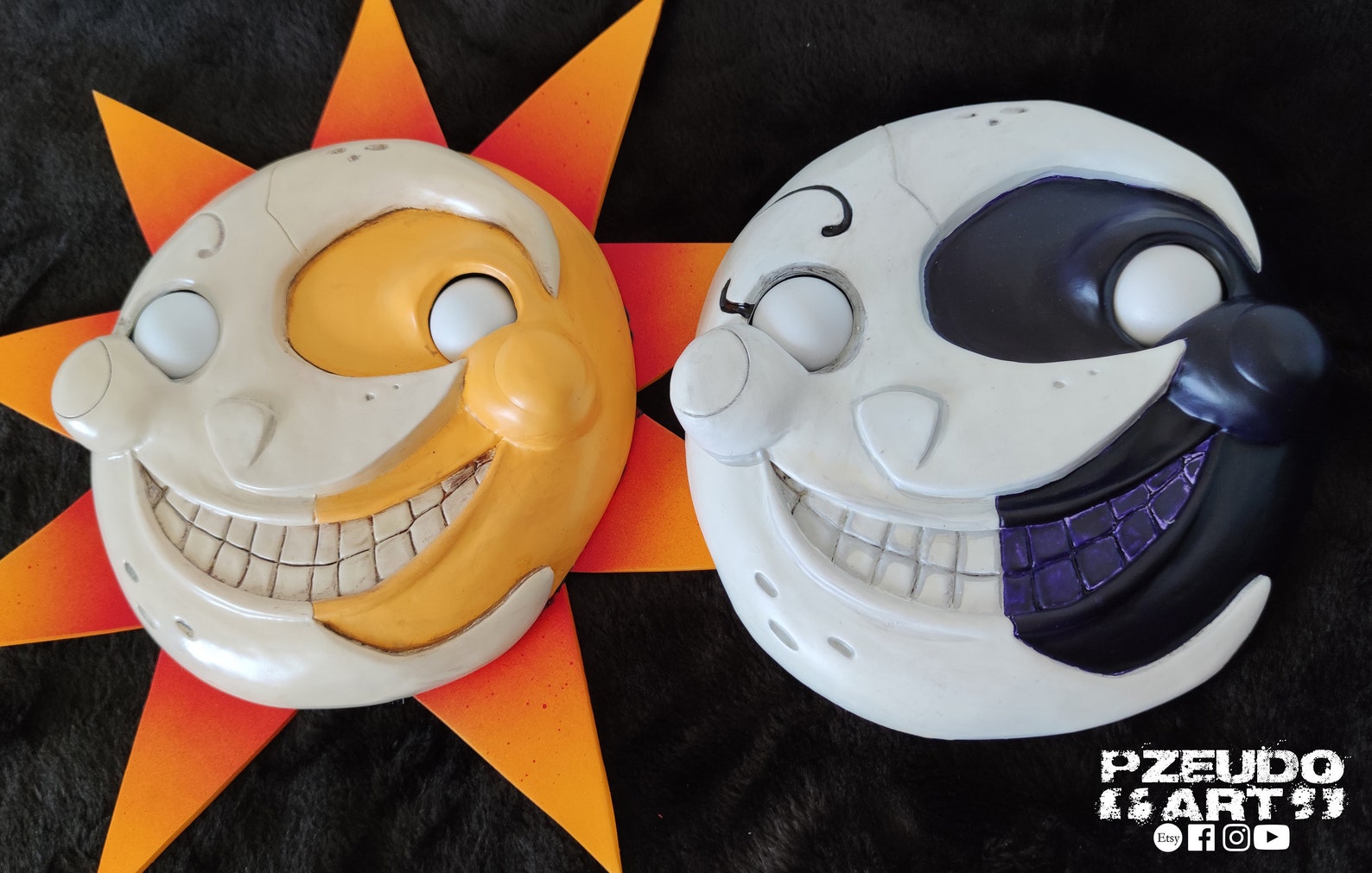 SUNDROP & MOONDROP Mask Five Nights at Freddy's Security - Etsy Singapore