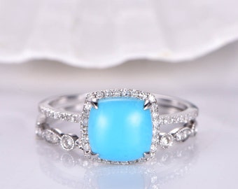 Turquoise engagement ring | Etsy