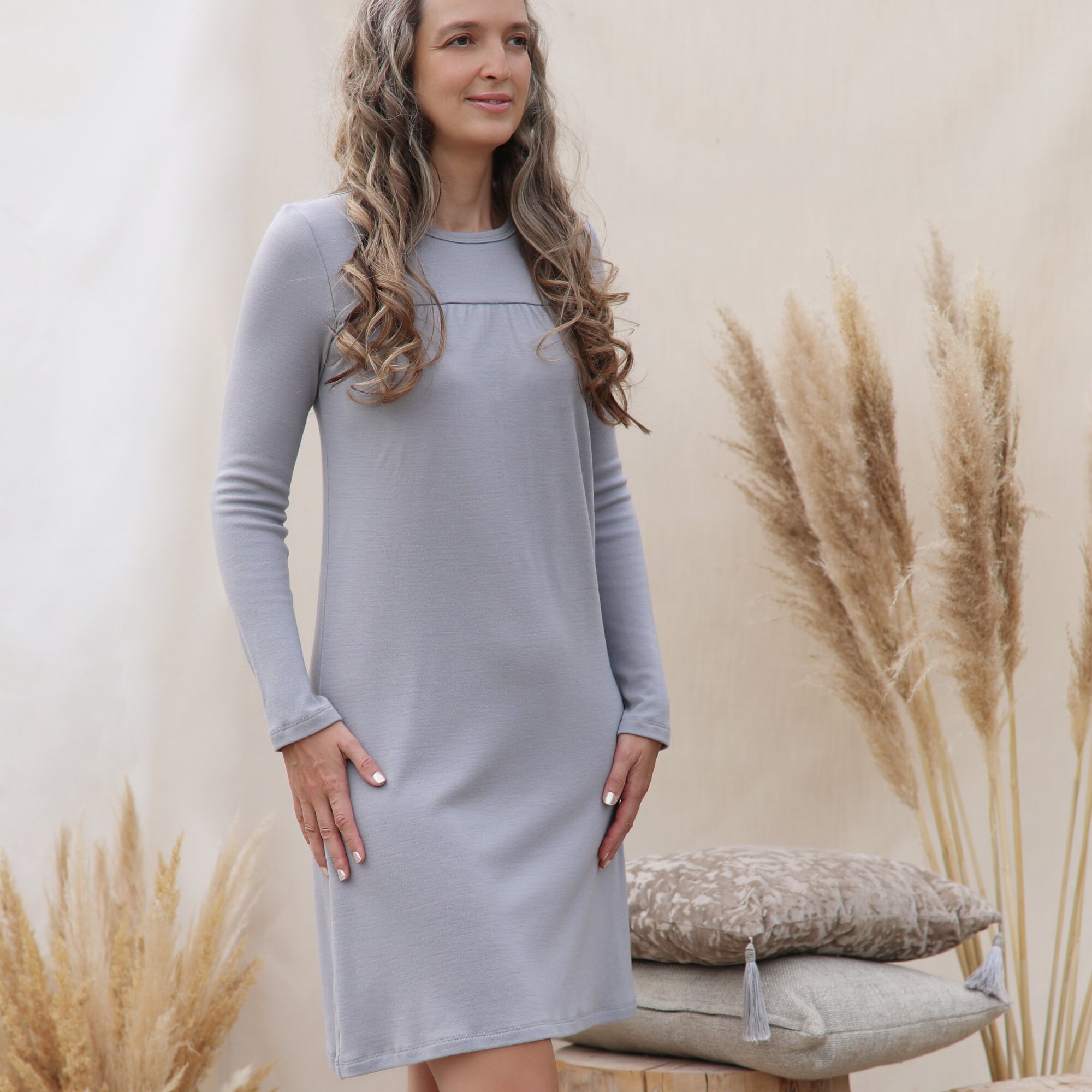 Merino Wool Super Soft Nightwear Nightdress for Women - Etsy