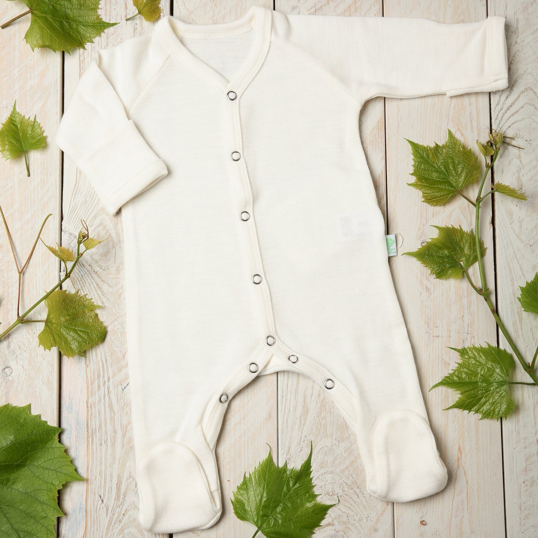 Merino Wool Long Sleeve Romper - Etsy
